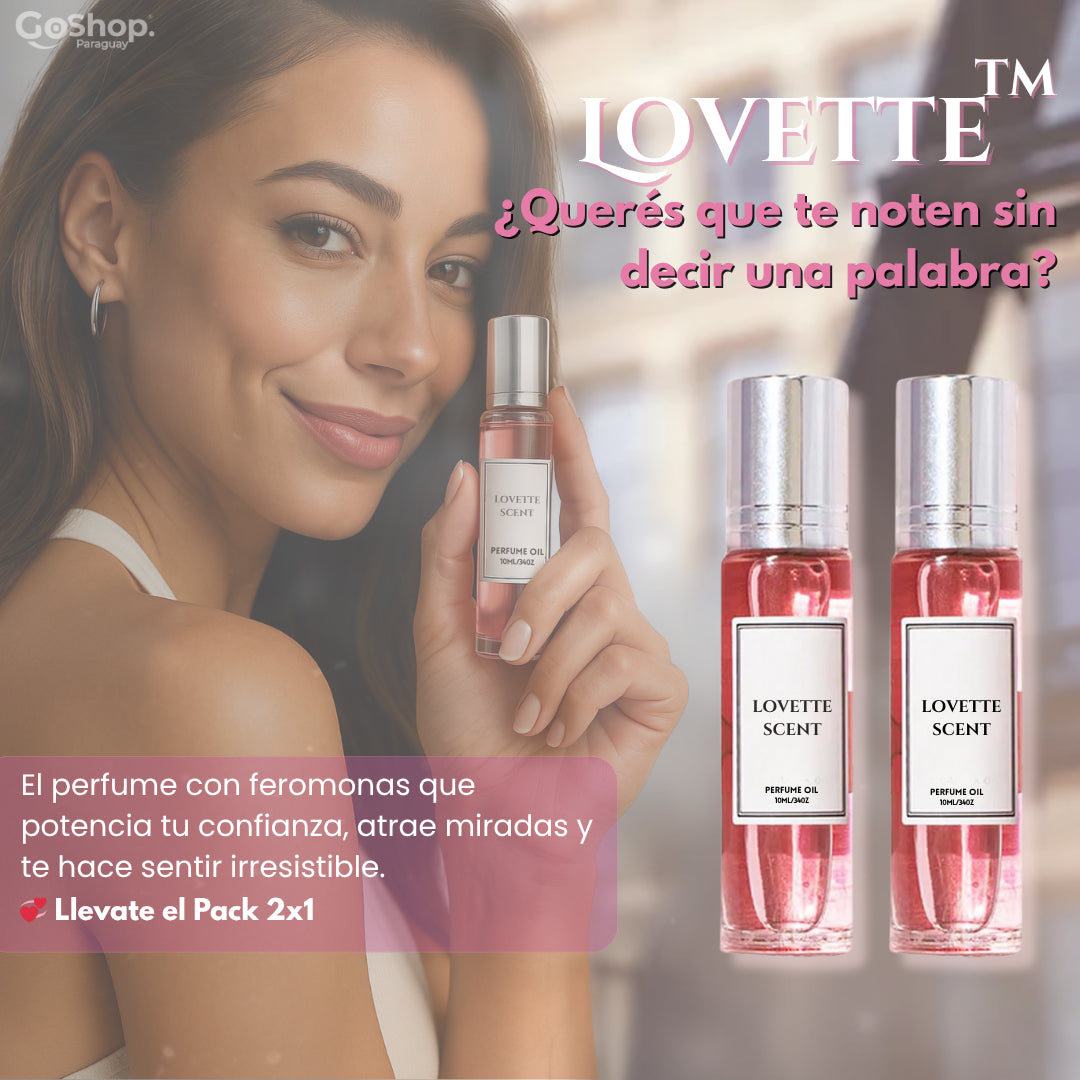 LOVETTE Perfume de Feromonas Pack x2 Aumenta Atracción – GOSHOP PY.